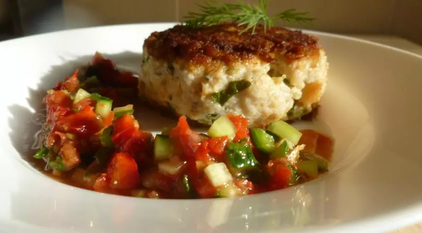 Cotolette di pesce svedese con salsa rinfrescante