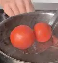 Recette de cuisson photo: rouleau de fromage avec brocoli et tomates, étape n ° 4