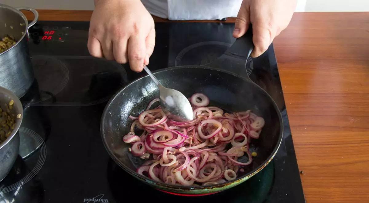 Kuva Keitä Resepti: Spicy Salad Bulgur, Turkki ja Kuragoy, vaihe nro 3