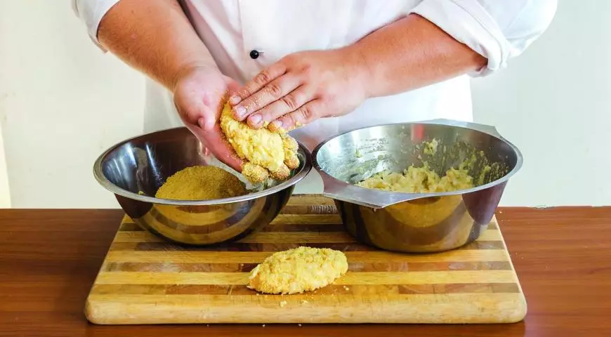 Foto Foto Cooking Ricetta: cotolette bianche di cavolo, step №4