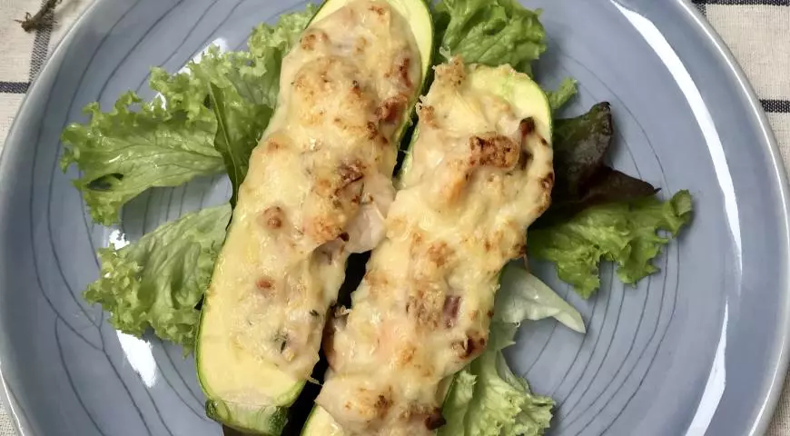 Gevulde Zucchini Garnale, Stap-vir-stap resep met foto's