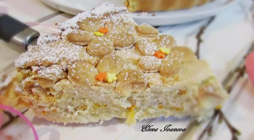 Cociñar pastelería, torta de Pascua Neapolitana