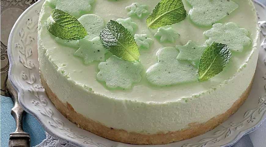 Curd CheeseCake s zelenim čajem