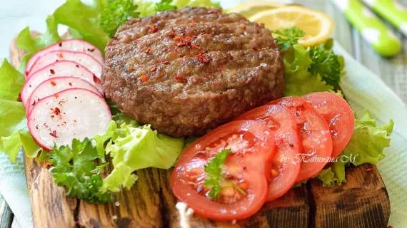 Grill Burgers sa punjenjem mrkve, korak po korak recept sa fotografijama