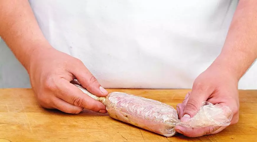 Recipe Recipe: Metso e tsoang ho Ceskens ka li-mushroom, mohato oa boraro