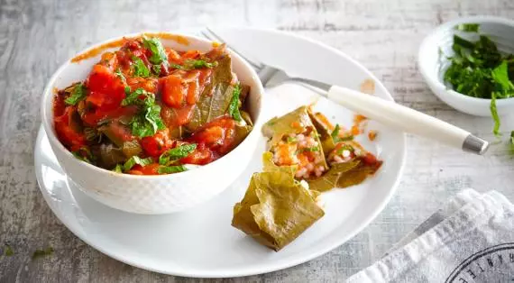 Dolma fría, receita paso a paso con fotos