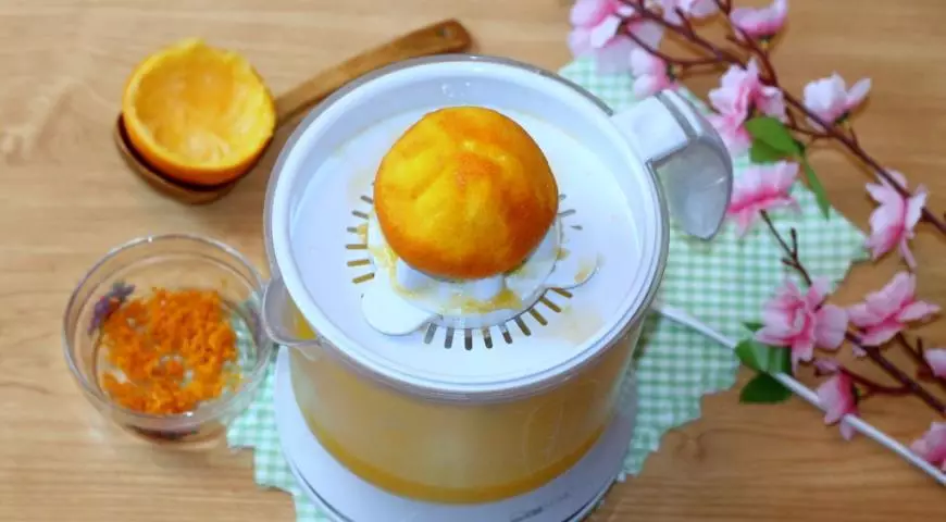 Foto pishirish retsepti: apelsin kremlari bilan tort (paste) №11
