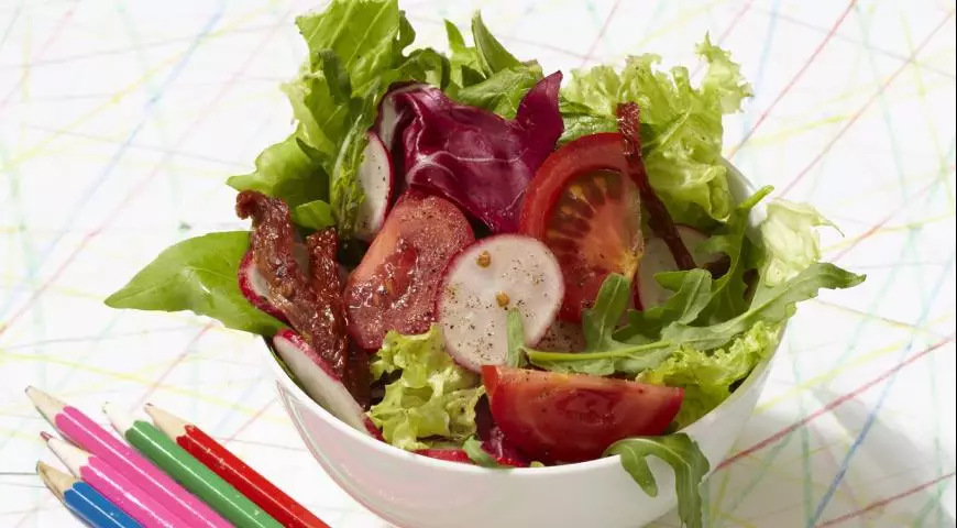 Salade de pays, recette pas à pas avec photos