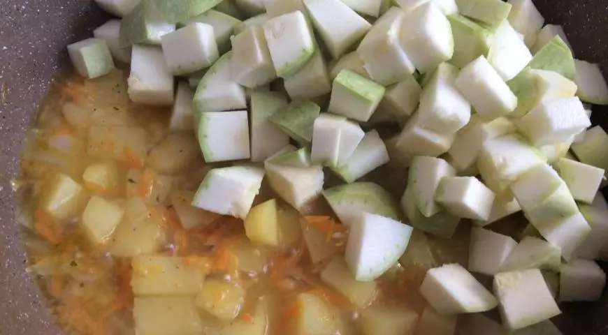 Foto av forberedelsen av oppskriften: Vegetabilsk stew, trinn nummer 9