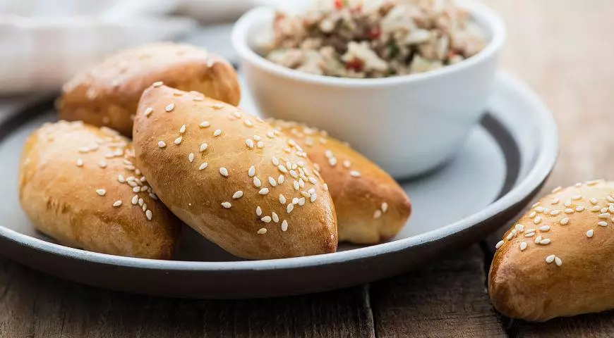 Patty pork and rice pies, step-by-step recipe with photos