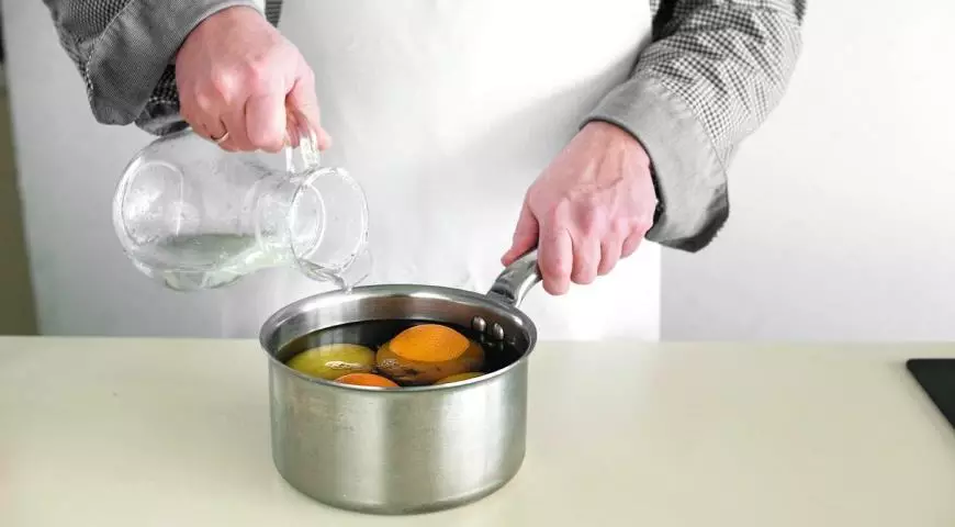 Foto matlagning Recept: Honey Namazu med apelsiner och citroner, steg nr 1
