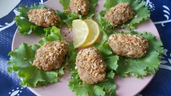 Thai Snack (Miang Kum), askel askeleelta resepti valokuvilla