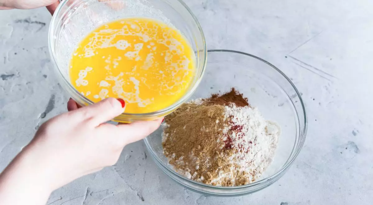 Tsarsky Cake, crema mestura con fariña