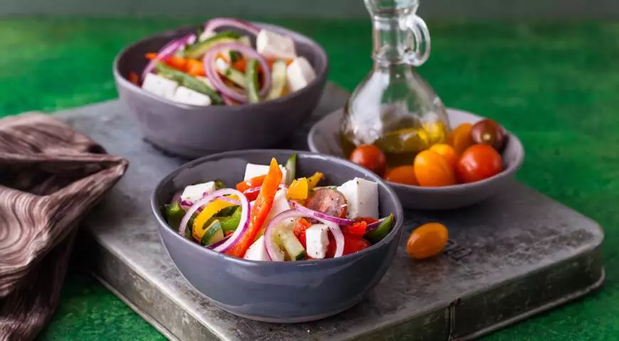 Salada de loja de inverno.