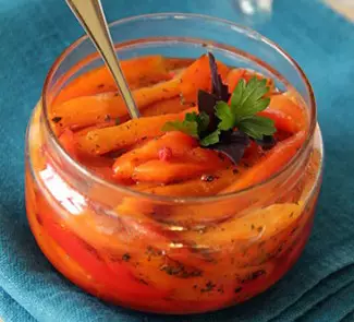 En blanco de pimiento dulce para ensaladas, receta paso a paso con fotos