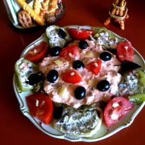 Przekąska "Summer Assorted Bakłażan Caviar", receptura krok po kroku ze zdjęciami