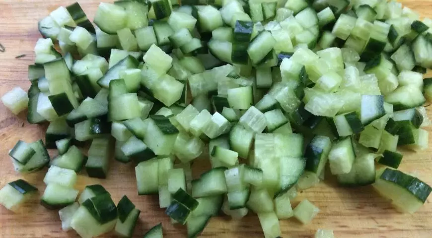 Add to Salad Sliced ​​Cucumber