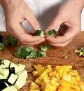 Stock Foto Recette de cuisson: Fry de styre de légumes, étape numéro 1