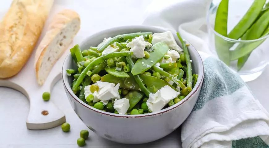 Snelle salade? Van peulvruchten, fettes en munt