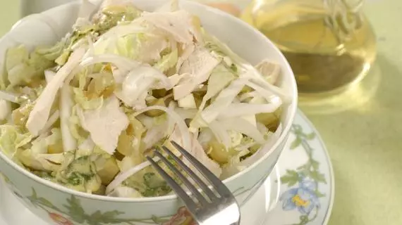 Salad ALSATEY, Léngkah-Blowe resep sareng poto