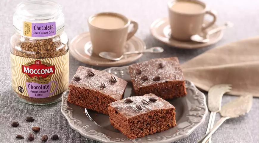 Káva Browni, krok za krokom recept s fotografiami