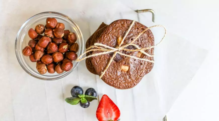 Bonbon bonbon Ameriken ak chokola, etap-pa-etap resèt ak foto