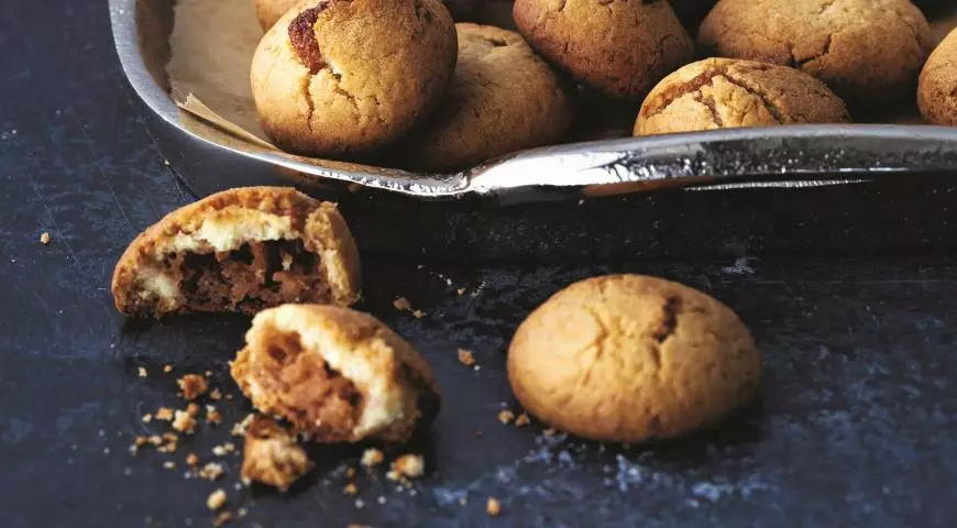 Geweldige pinda cookies met chocolade vullen 2