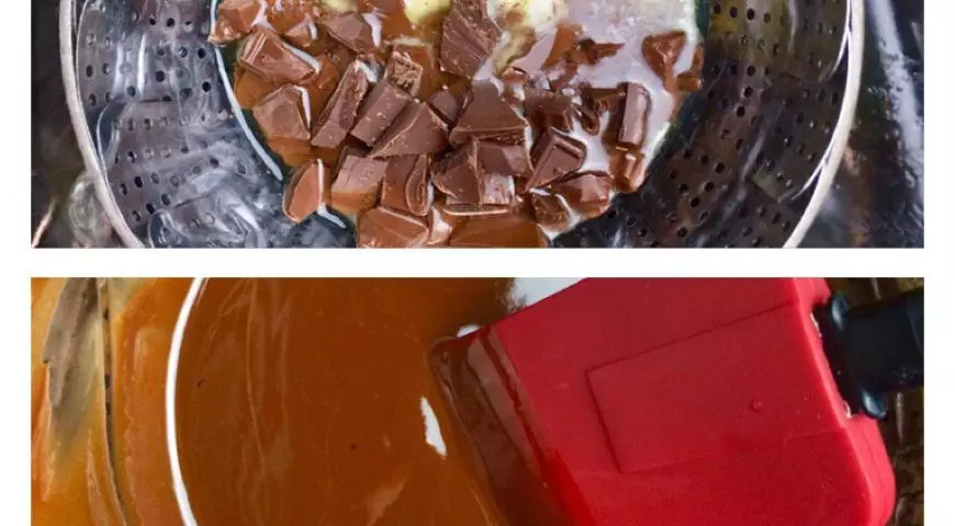 Conectar chocolate con mantequilla