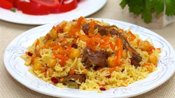 PILAF "OSHI PALOV", stapsgewijs recept met foto's