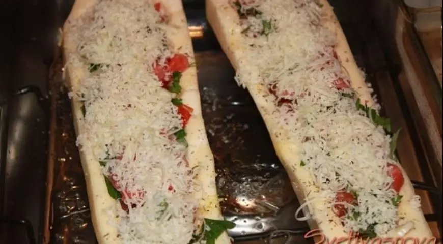 Sprinkle Mimli Zucchini Parmesan u Bake sakemm prontezza