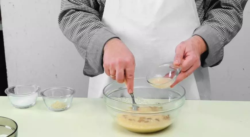 Foto Kachen Rezept: Lean Cookien mat Rosinen, Schrëtt Nummer 2