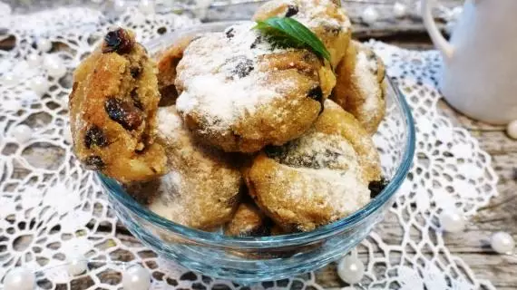 Biskwit cookies, step-by-step recipe na may mga larawan