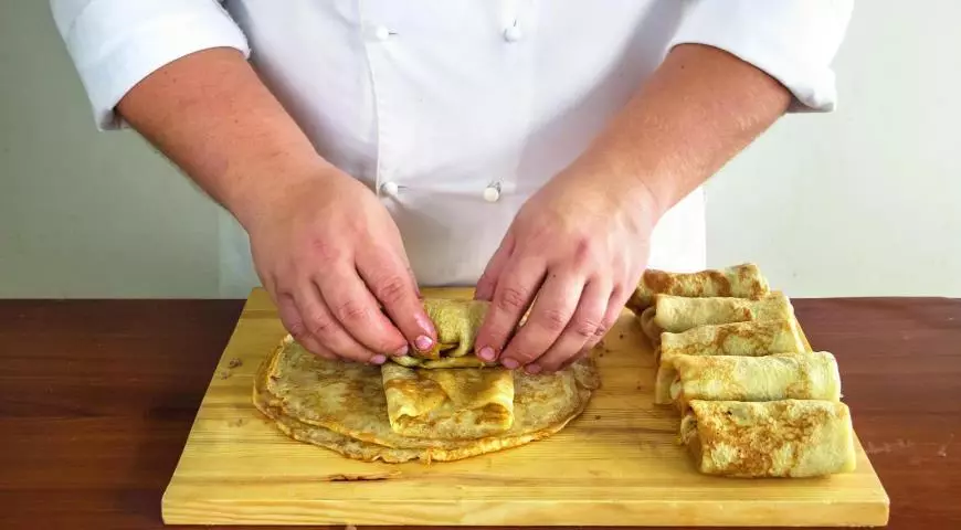 Photo Cooking Recipe: Pancakes nhồi thịt, Bước số 4