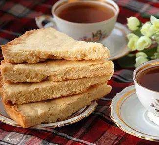 Scottish Shortbread (Shortbread), recept po korakih s fotografijami