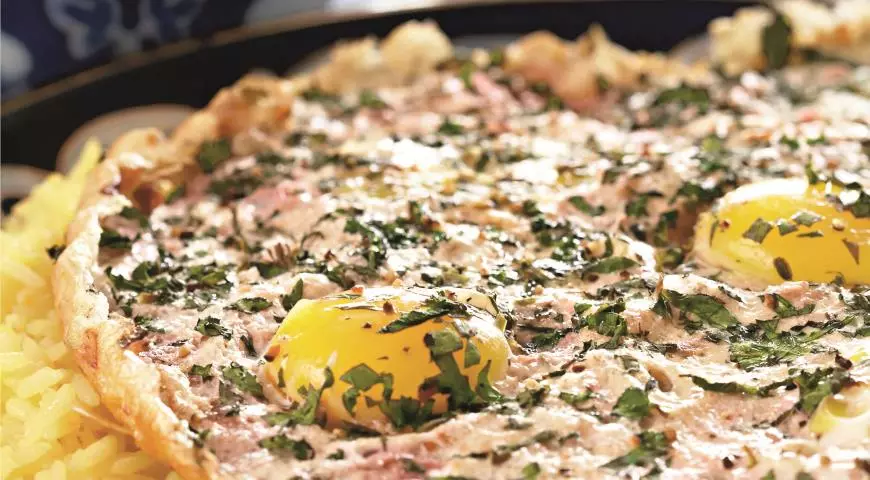 Azerbaidžano kiaušinių pilaf (Sheshrych-Plov)