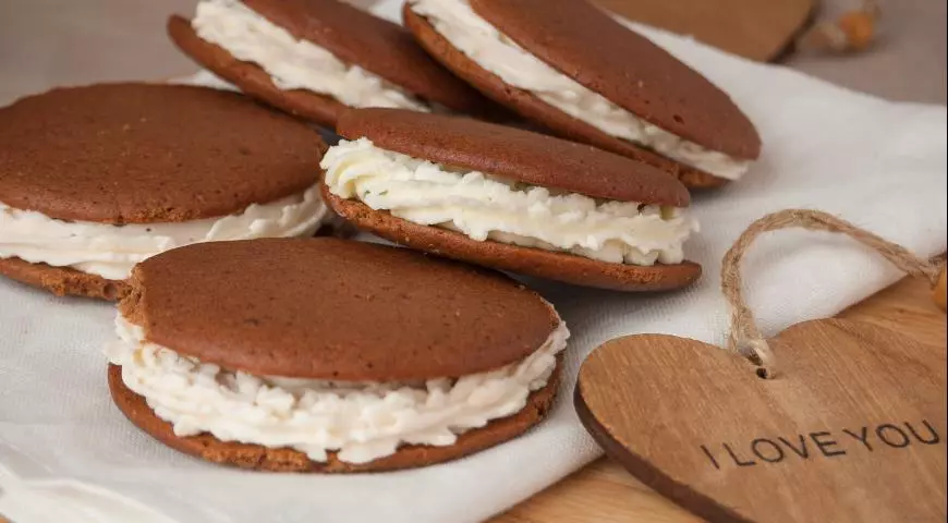 Cookies Wobble con crema crema, receita paso a paso con fotos