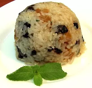 Shinkafa pudding tare da kurayeda da walnuts, girke-girke-mataki girke tare da hotuna