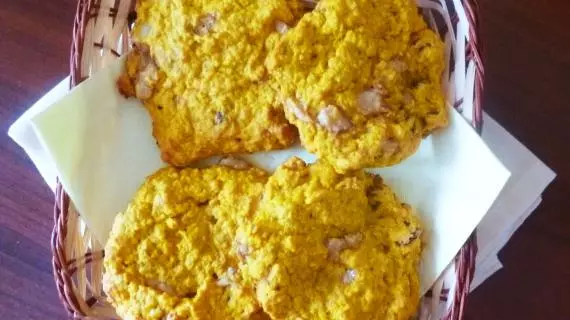 Galletas de avena con calabaza, receta paso a paso con fotos.