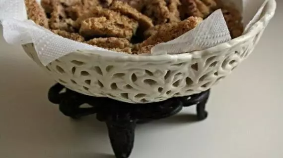 Galletas de avena picante, receta paso a paso con fotos.