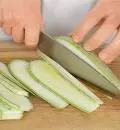 Foto de stock Receta de cocina: terrine de Zucchini y queso de cabra, paso número 3