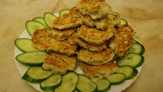 Costeleta de bebê de frango, receita passo a passo com foto