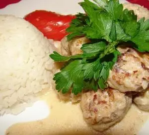 Lazy cabbage rolls in the form of meatballs, step-by-step recipe with photos