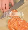 Stock Foto Kuhanje Recept: Hladna juha Salmon s čebulo Powle, Korak št.