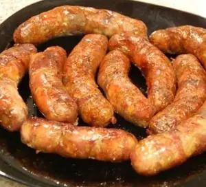 Homemade Sausages gikan sa Granny, Step-by-Step Recipe nga adunay mga litrato