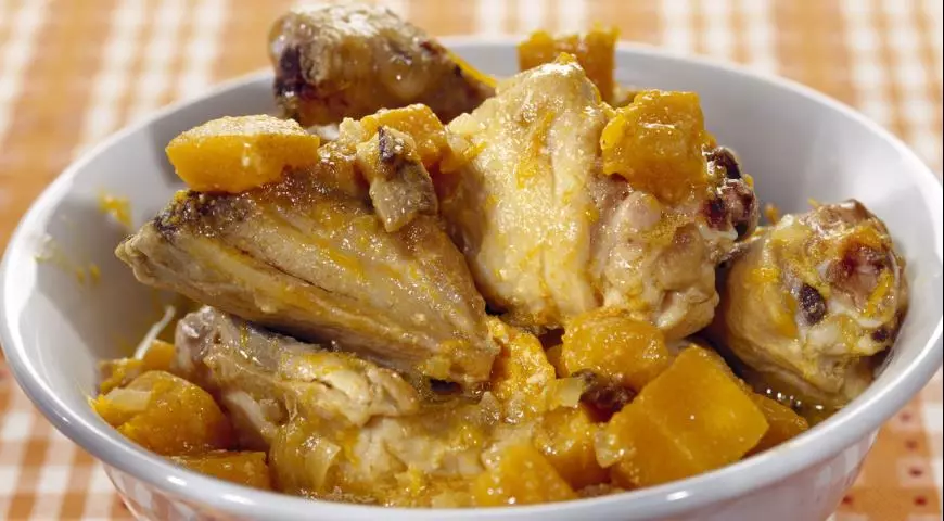 Poulet avec citrouille