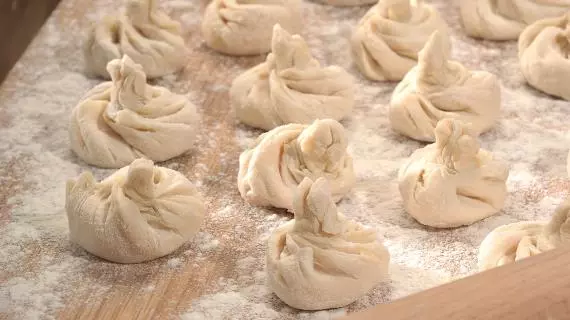 Manta van pampoen en boog, stap-vir-stap resep met foto's