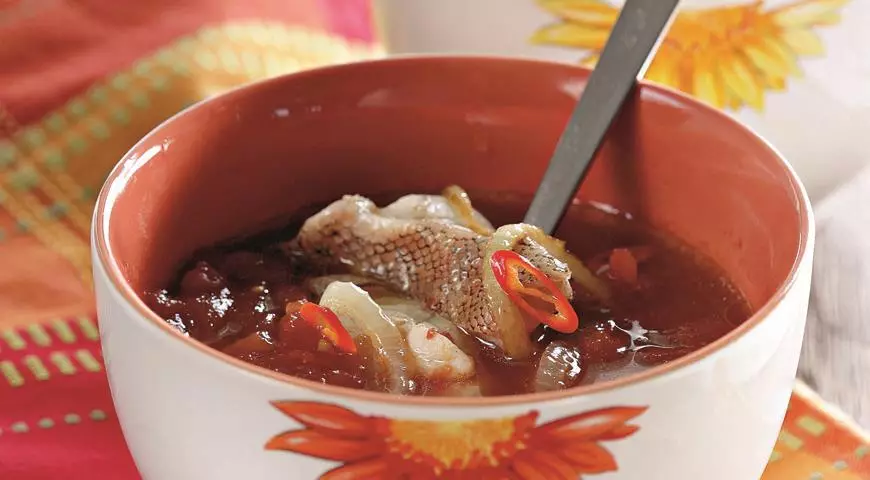 Mexican perch soup