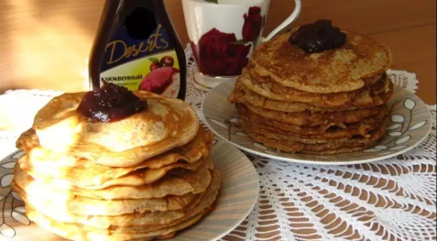 Pancakes, step-by-step recipe na may mga larawan