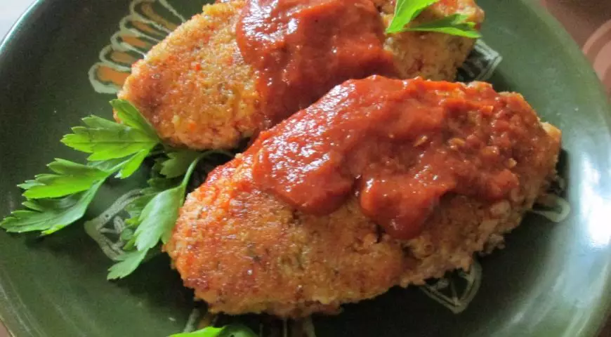 Cutlets מ sackcloth עם גזר