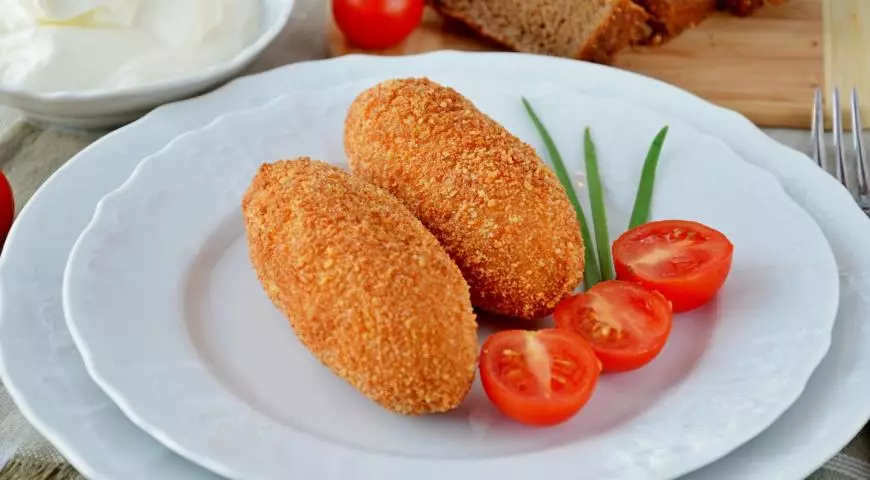 Cutlets in Donbass, step-by-step recipe with photos